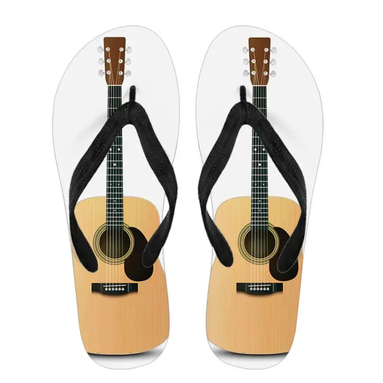 Acoustic Guitar Flip Flops | Chooze Shoes
